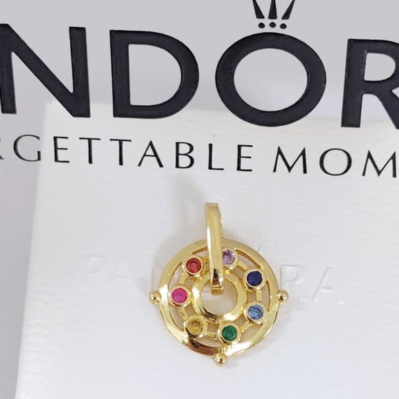 Pandora | Jewelry | Pandora Me Chakra Medallion Charm Dangle Goldplated ...